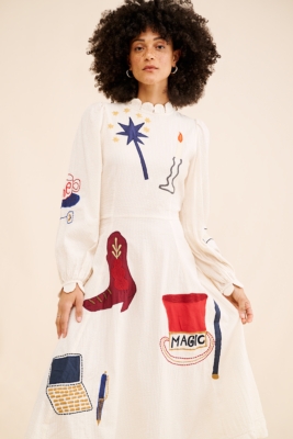 Handcrafted Circus Midi Dress | Nuuly