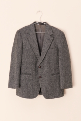 Vintage Grey Tweed Blazer | Nuuly