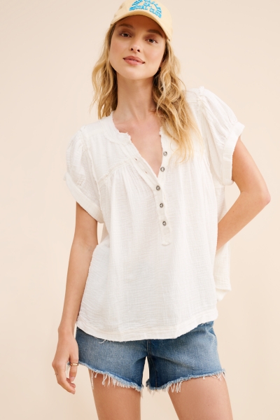 Horizons Double Cloth Top | Nuuly