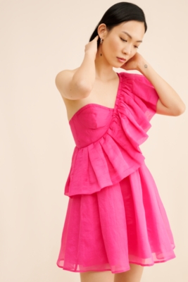 Ruffled Sash Mini Dress | Nuuly