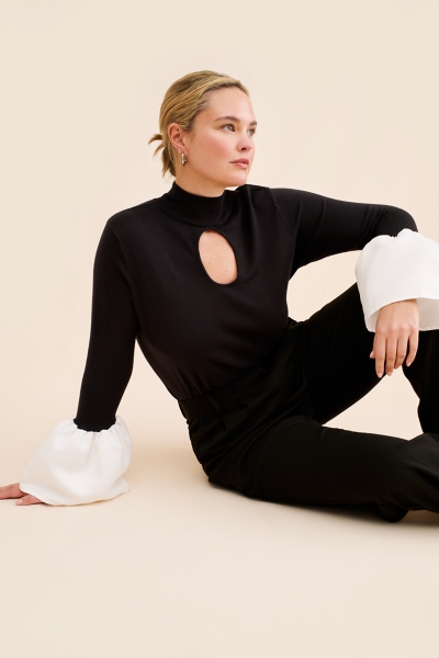 Key Hole Button Sweater | Nuuly