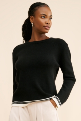 Contrast Stripe Pullover | Nuuly