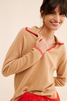 Cashmere Whipstitch Pullover Sweater | Nuuly