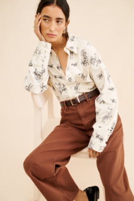 Men's All-Over Western Print Long Sleeve Flannel S | Nuuly