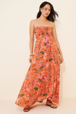 Madison Cotton Strapless Maxi Dress | Nuuly