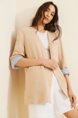 Poppy Linen Blazer | Nuuly