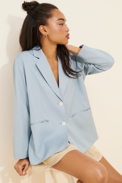 Relaxed Linen Blazer | Nuuly