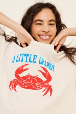 A Little Crabby Graphic Tee | Nuuly