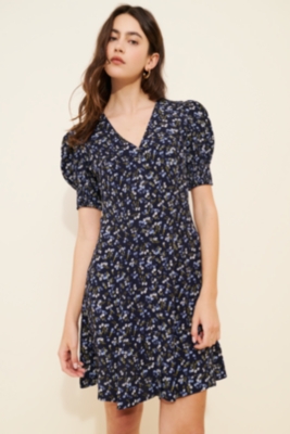 Printed Crepe Modern Femme Mini Dress | Nuuly
