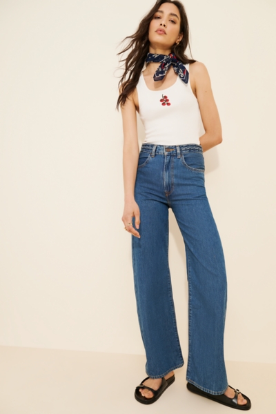 Ribcage Wide Leg Braided Jeans | Nuuly