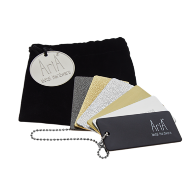 Retro Finish Sample Ring Atelier | AriA Metal Hardware