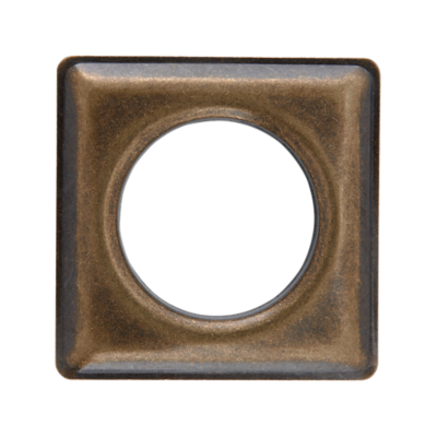 12 Square Grommet Antique Brass Rowley