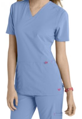 Smitten Magic Rock Goddess V-Neck Scrub Tops | Scrubs & Beyond