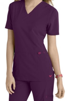 Smitten Magic Rock Goddess V-Neck Scrub Tops | Scrubs & Beyond
