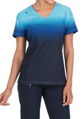 Koi Lite Reform Ombre V-Neck Scrub Tops | Scrubs & Beyond