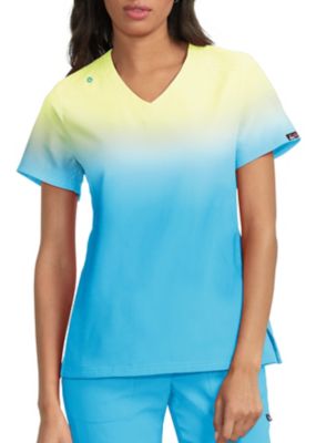 Koi Lite Reform Ombre V-Neck Scrub Tops | Scrubs & Beyond