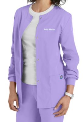 Cherokee Workwear Snap Front Warm-Up Scrub Jacket | Scrubs & Beyond