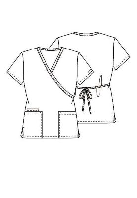 Cherokee Workwear Mock-wrap Scrub Tops | Scrubs & Beyond