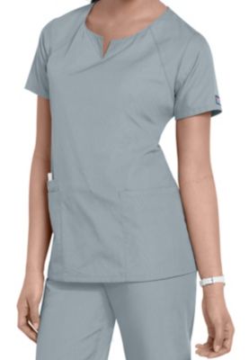 Cherokee Workwear 4 Pocket Round Neck Scrub Tops | Scrubs & Beyond