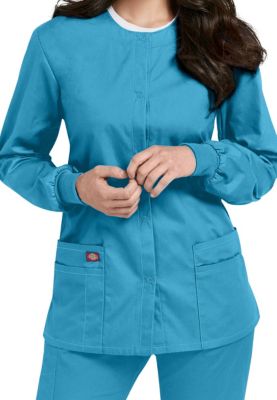 Dickies EDS Signature Snap Front Scrub Jackets | Scrubs & Beyond
