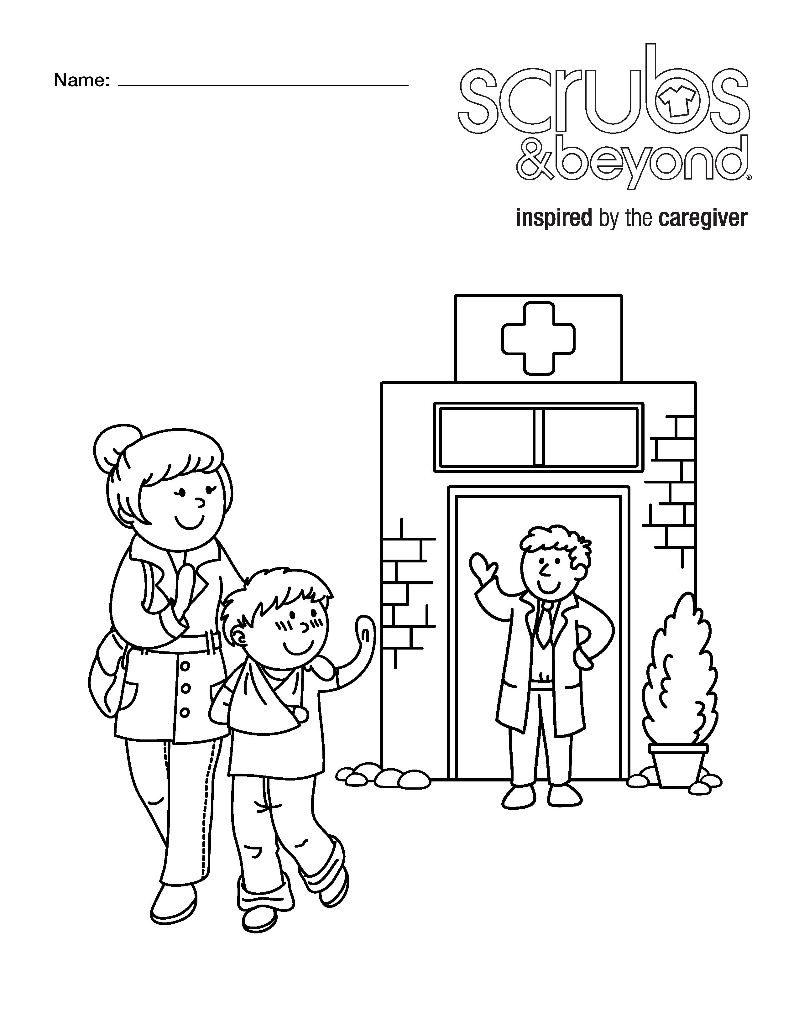 Coloring Pages | Scrubs and Beyond