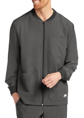 Skechers Men's Structure 3 Pocket Warm Up Zip Front Scrub Jackets ...