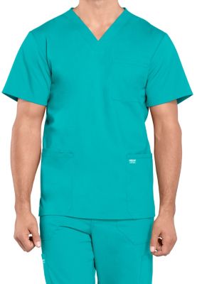 Cherokee Workwear Professionals Men's 4 Pockets V-Neck Scrubs Tops ...