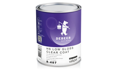 8-407 HS Low Gloss Clear Coat | DeBeer