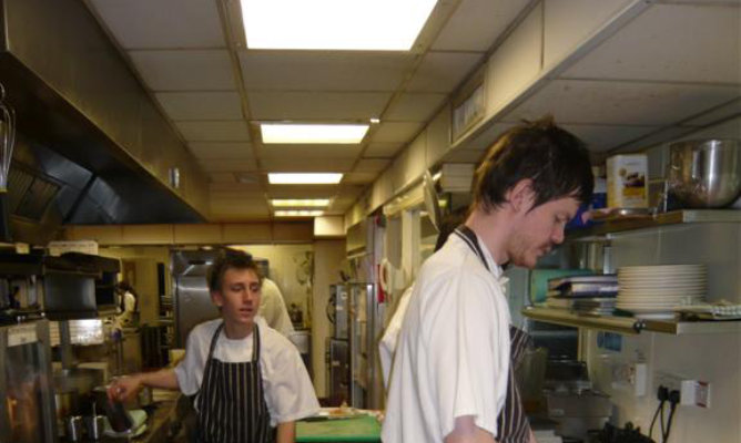 Hotel Kitchen uses Resin Screed for Seamless Floor