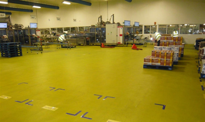 Biscuit Factory Installed with FasTop Flooring | Sherwin-Williams