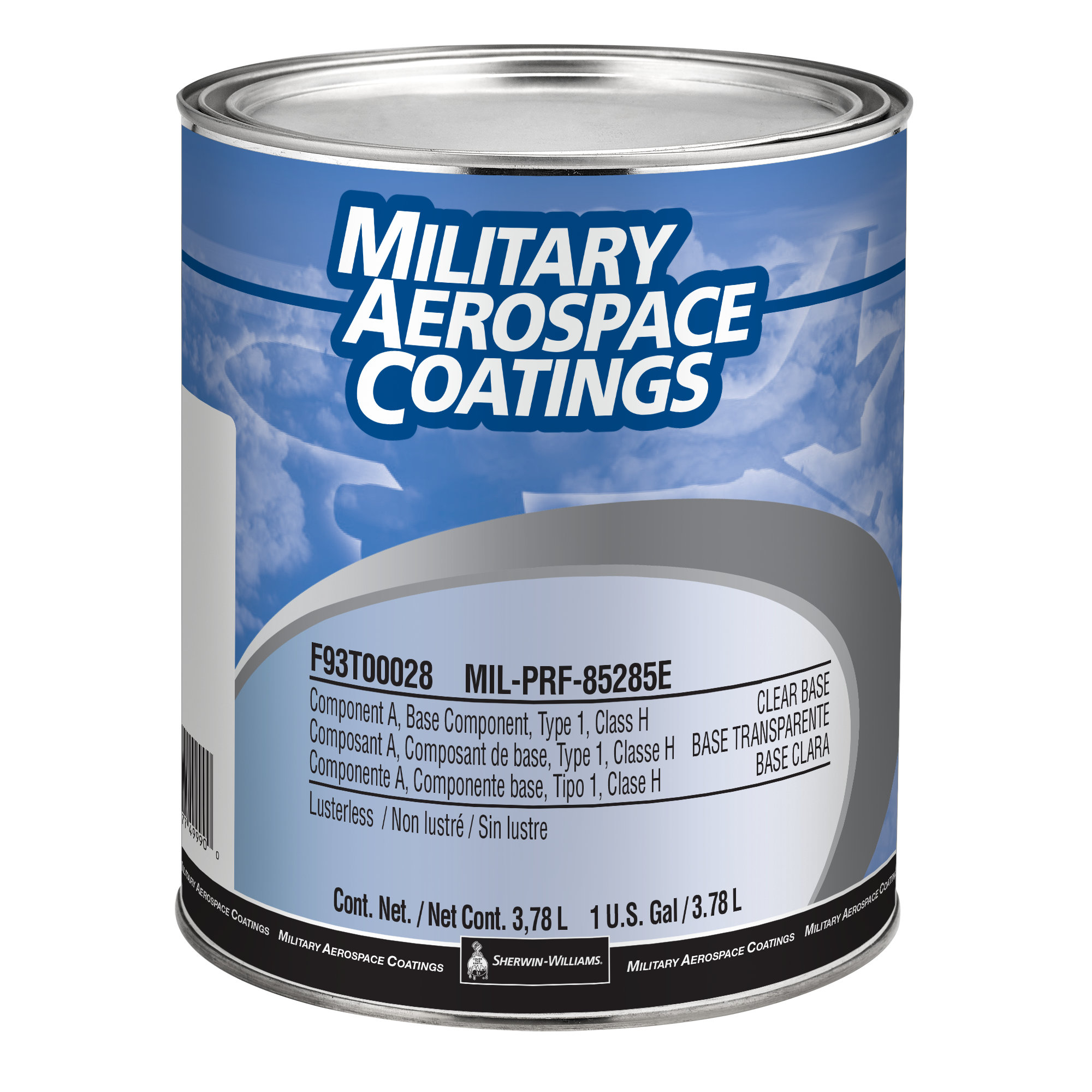 MIL-PRF-85285E, Type I and IV, Class H, Lusterless