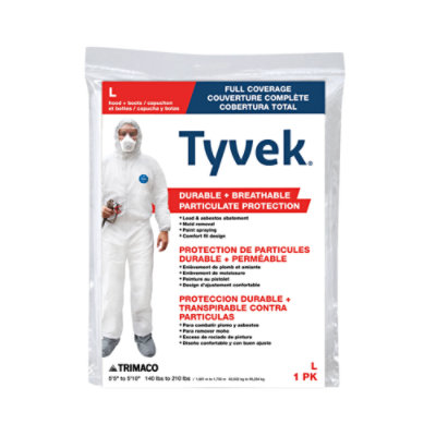 DuPont™ Tyvek® Protective Coverall with Hood and Boots