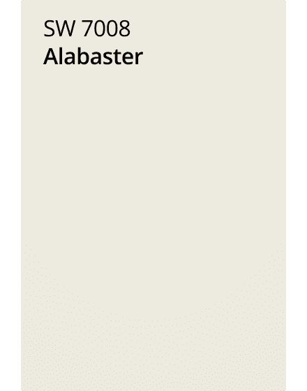 Alabaster SW 7008 White Paint Colors Sherwin Williams