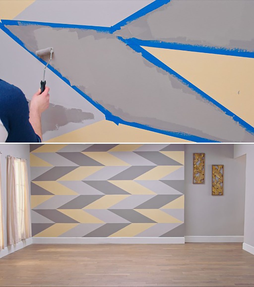 Using Two Colors Interior Painting Ideas