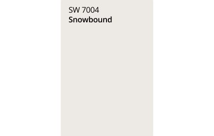 Snowbound SW 7004 White Paint Colors Sherwin Williams