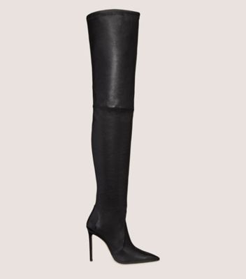Stuart Weitzman Ultrastuart 110 Stretch Boot In Black | ModeSens